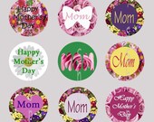 Items similar to 1 inch Circle Images for bottle cap, scrapbooking or ...