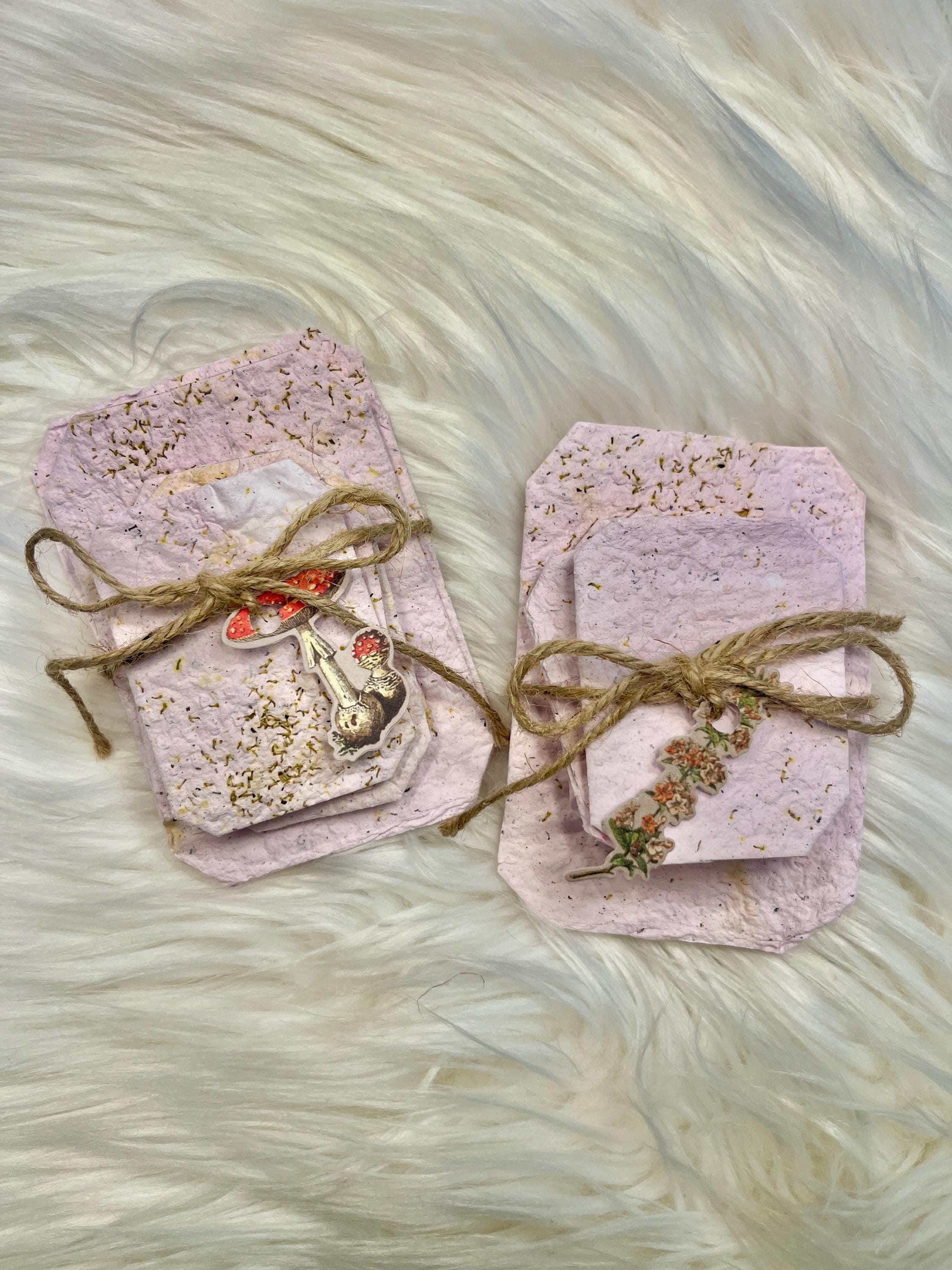 Recycled Paper, Handmade Paper, Paper Art, Butterfly Paper, Gift Tags ...