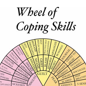 Coping Skills Wheel for Adults/adolescent - Etsy