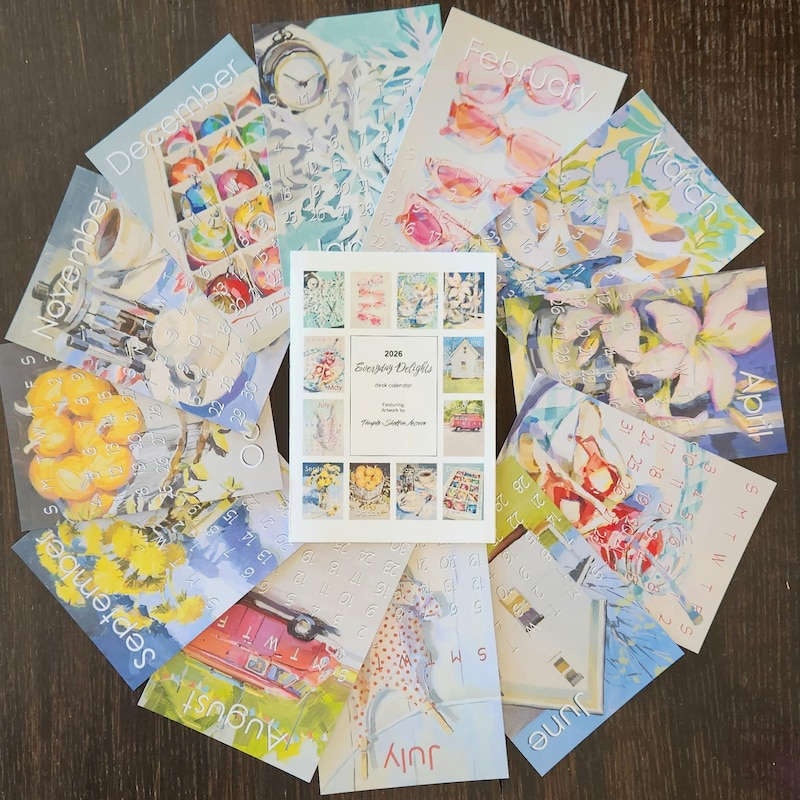 Desk Calender2026 - Etsy