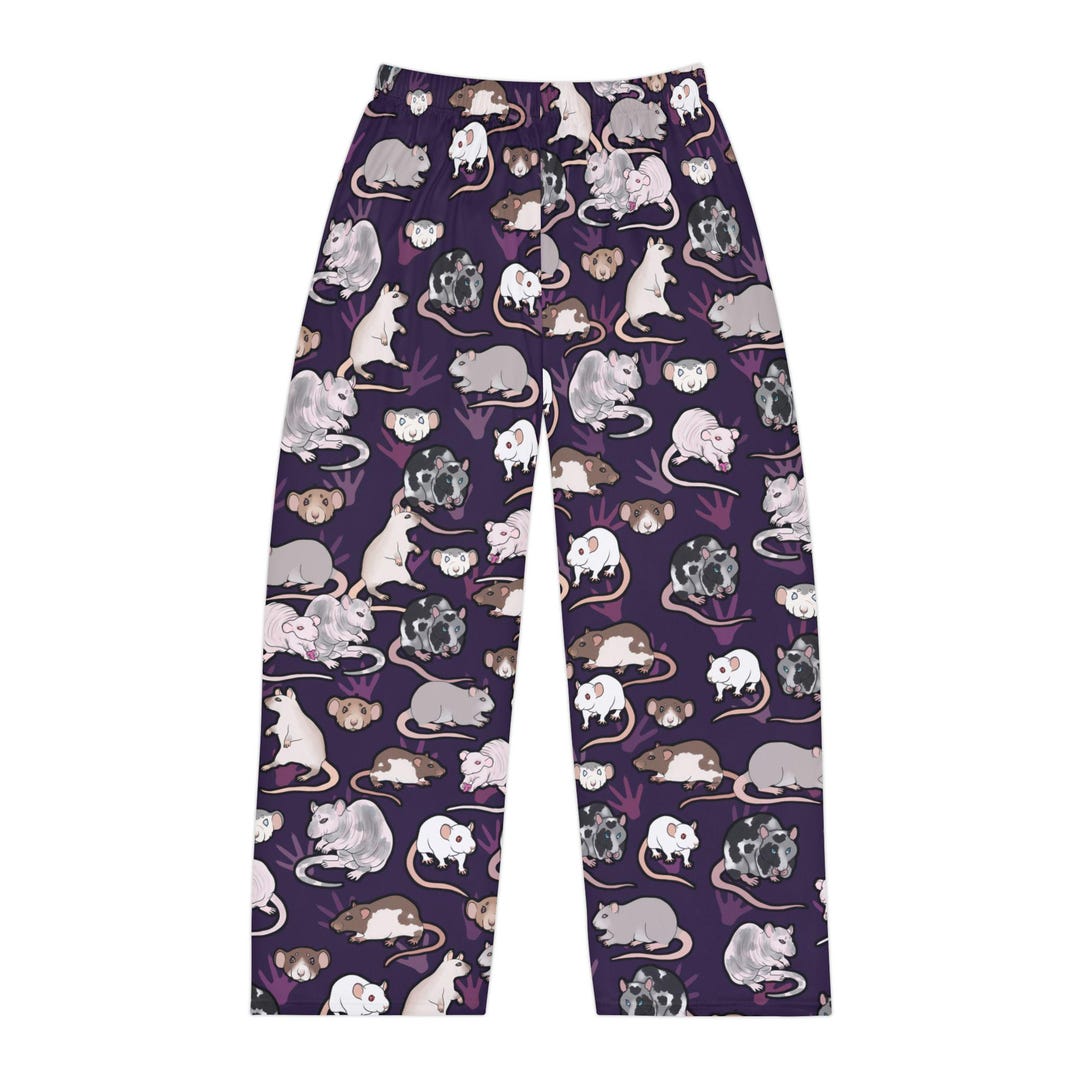 Men's Rat Pajama Pants - Purple - Etsy
