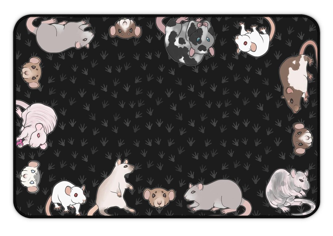 Rat Desk Mat - Etsy