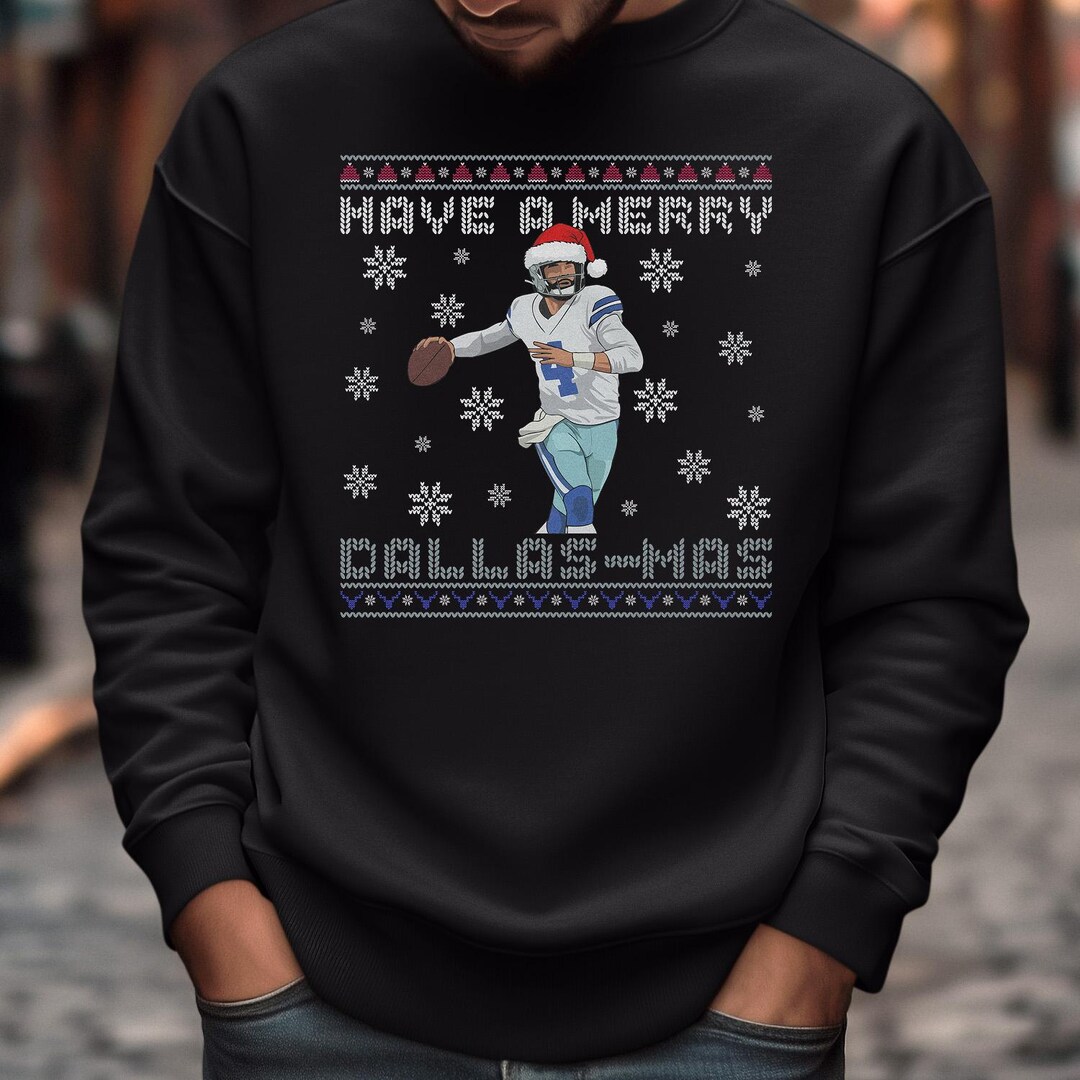 Prescott-inspired Dallas-mas Funny Christmas Personalized Design, Ugly ...