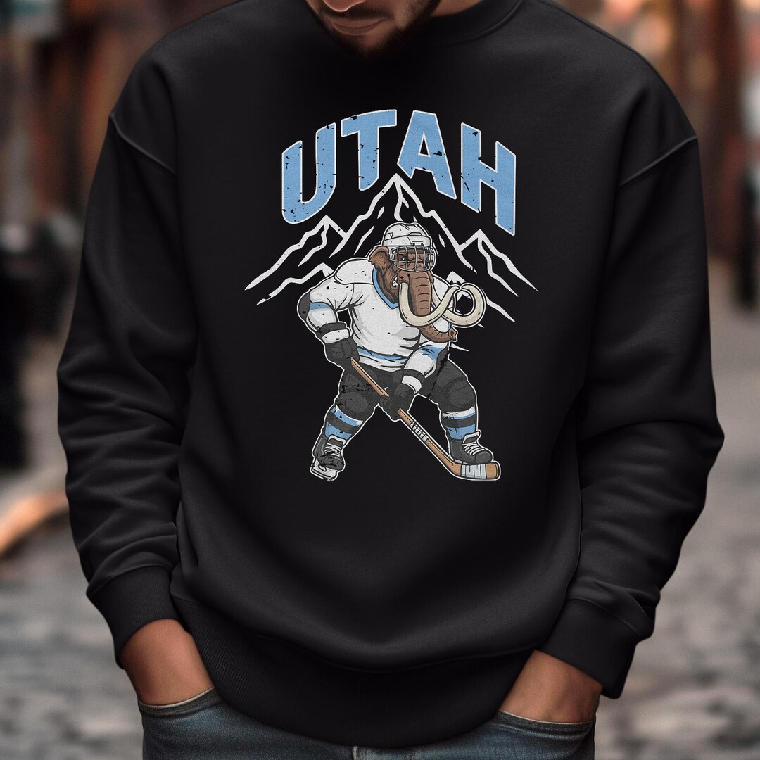Utah-inspired Mascot Ice Sports Funny Personalized Design, Hockey Style ...