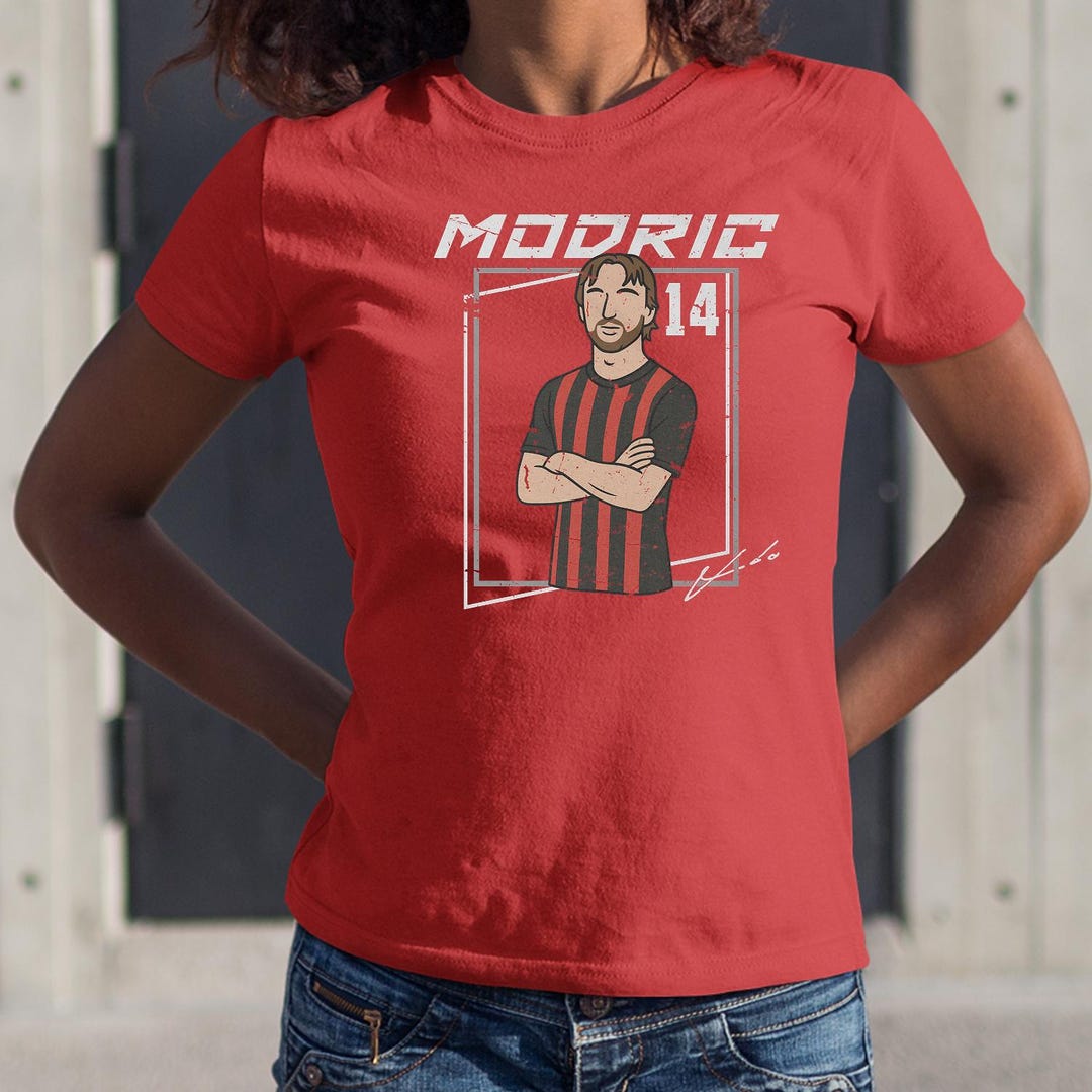 Milan New Star Player Inspired Design, Modric #14 Animated Jersey Style ...