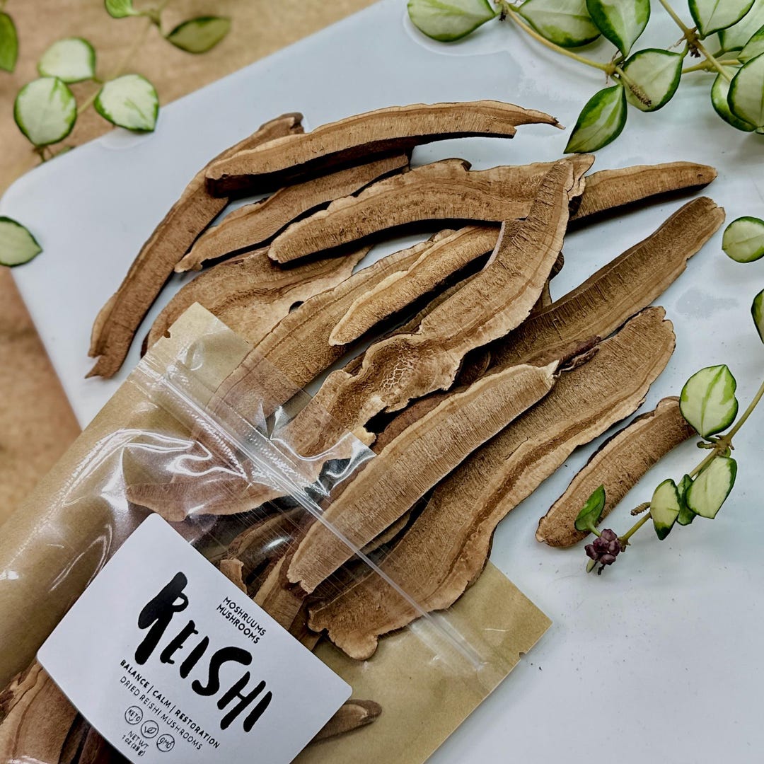 Reishi - Organic Dried Reishi Mushrooms - Mushroom Tea - Mood Balance ...