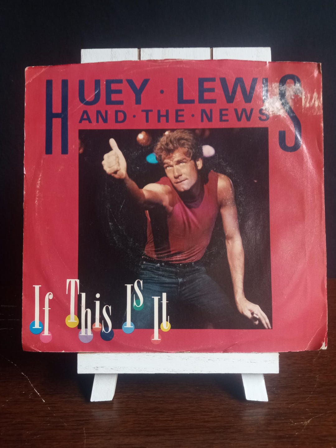 Huey Lewis and the News - If This is It / Change of Heart 45rpm Record ...