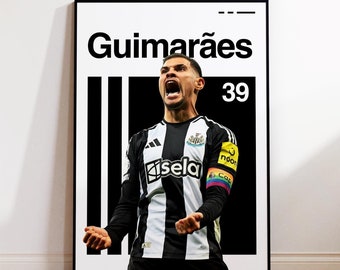 Alexander Isak Poster - Newcastle United Wall Art - Football Fan Decor ...