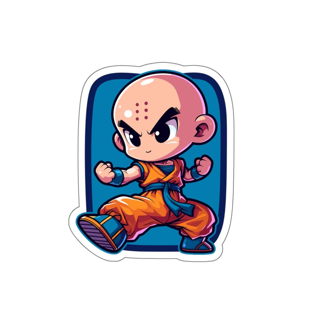 Chibi Krillin DBZ Anime Vinyl Sticker Peel N Pop Studios Exclusive ...