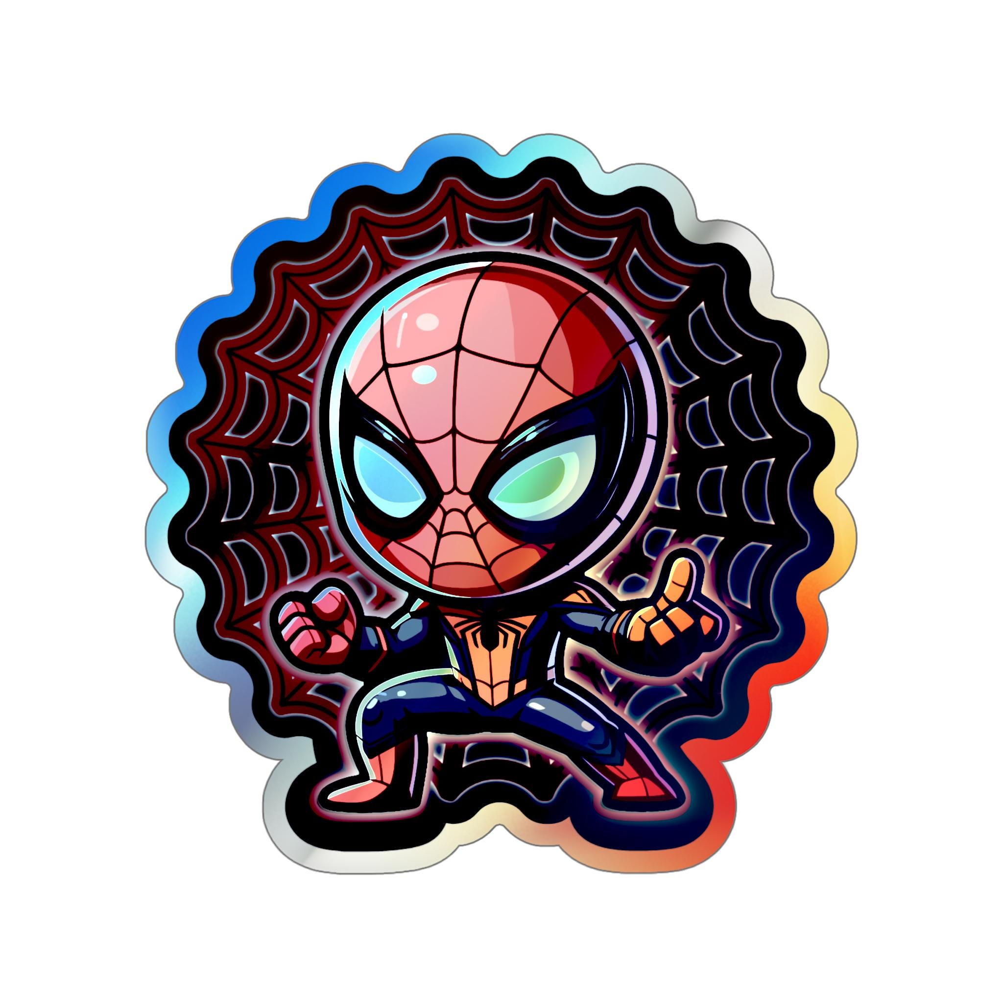 Exclusive Spider Hero Vinyl Sticker Transparent Die Cut Sticker Durable ...