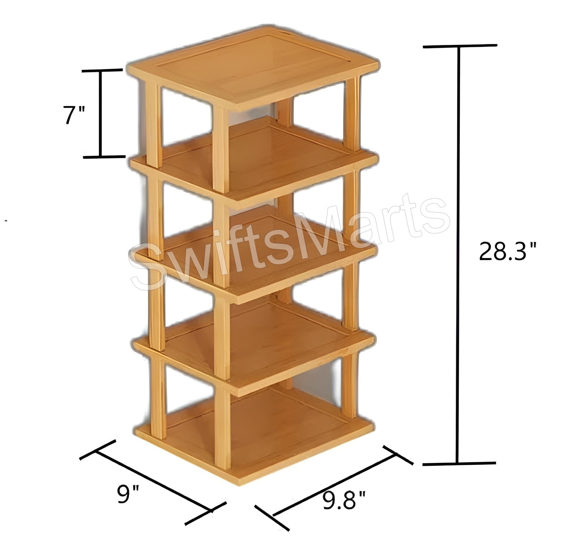 Bamboo Multi-tier Shoe Rack: Entryway Organizer, Space Saving Design - Etsy