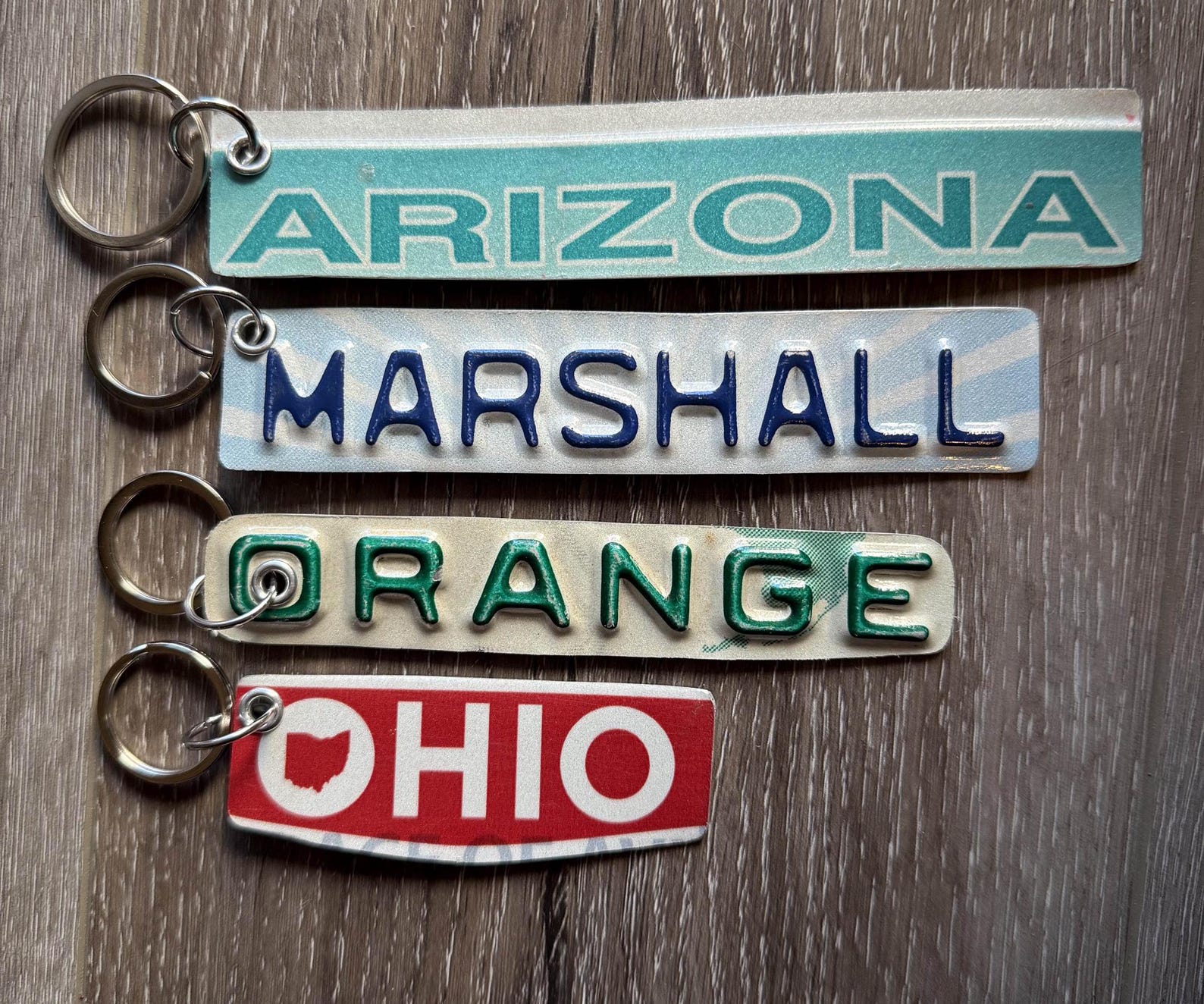 License Plate State Keychains - Etsy