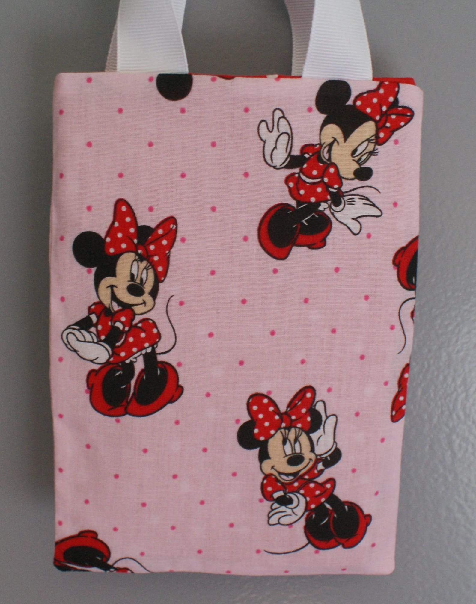 Gift Bag Fabric Gift Bag Minnie Mouse Gift Bag Favors Gift Bagtote Bags ...