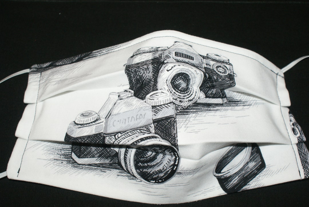 Camera Face Mask Photographer Facial Mask Facial Covering Photography ...