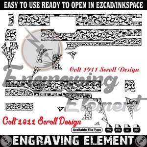 Engraving Element Colt 1911 Scroll Design - Etsy