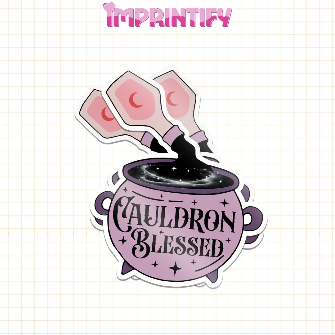 ACOTAR Cauldron Blessed Sticker Fantasy Bookish Book Lover Sticker ...