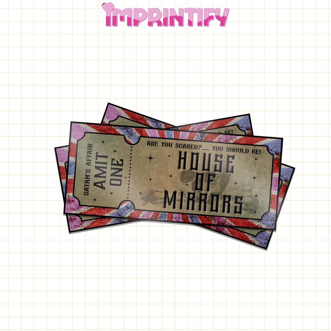 Haunting Adeline Book Sticker House of Mirrors Ticket Bookish Book ...