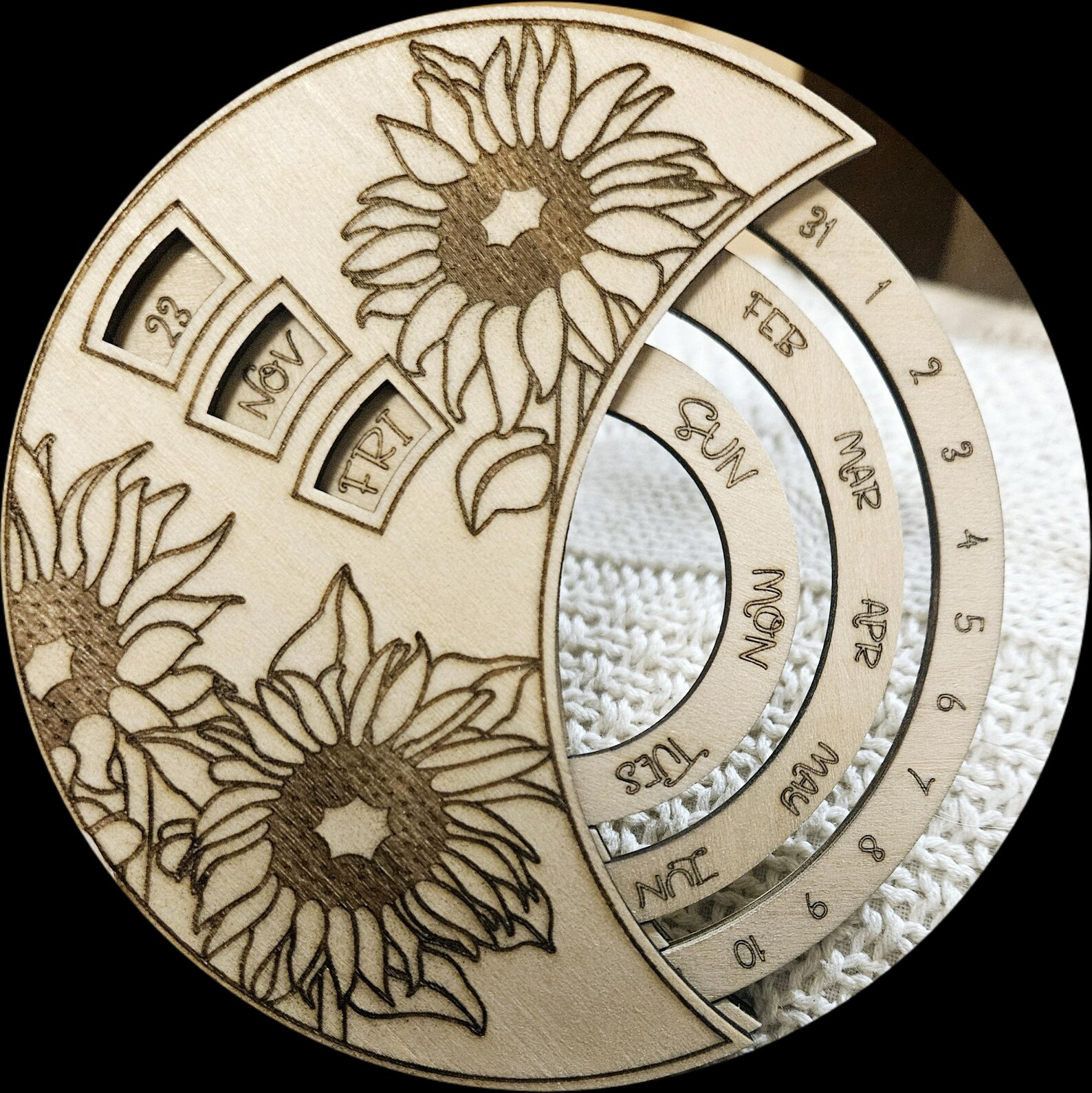 Perpetual Calendar- Sunflower - Etsy