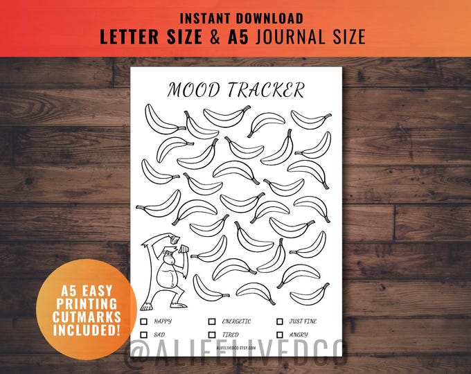 Halloween Candy Mood Tracker | Printable Journal Page | Planner Page ...