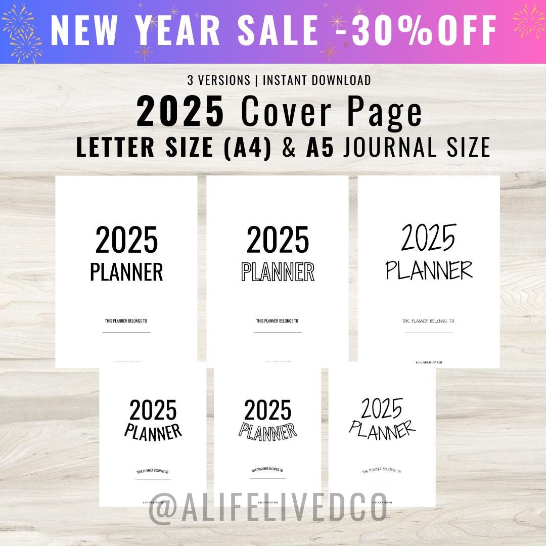 Minimalist Title Pages Journal Title Page Journal Cover Page PRINTABLE ...