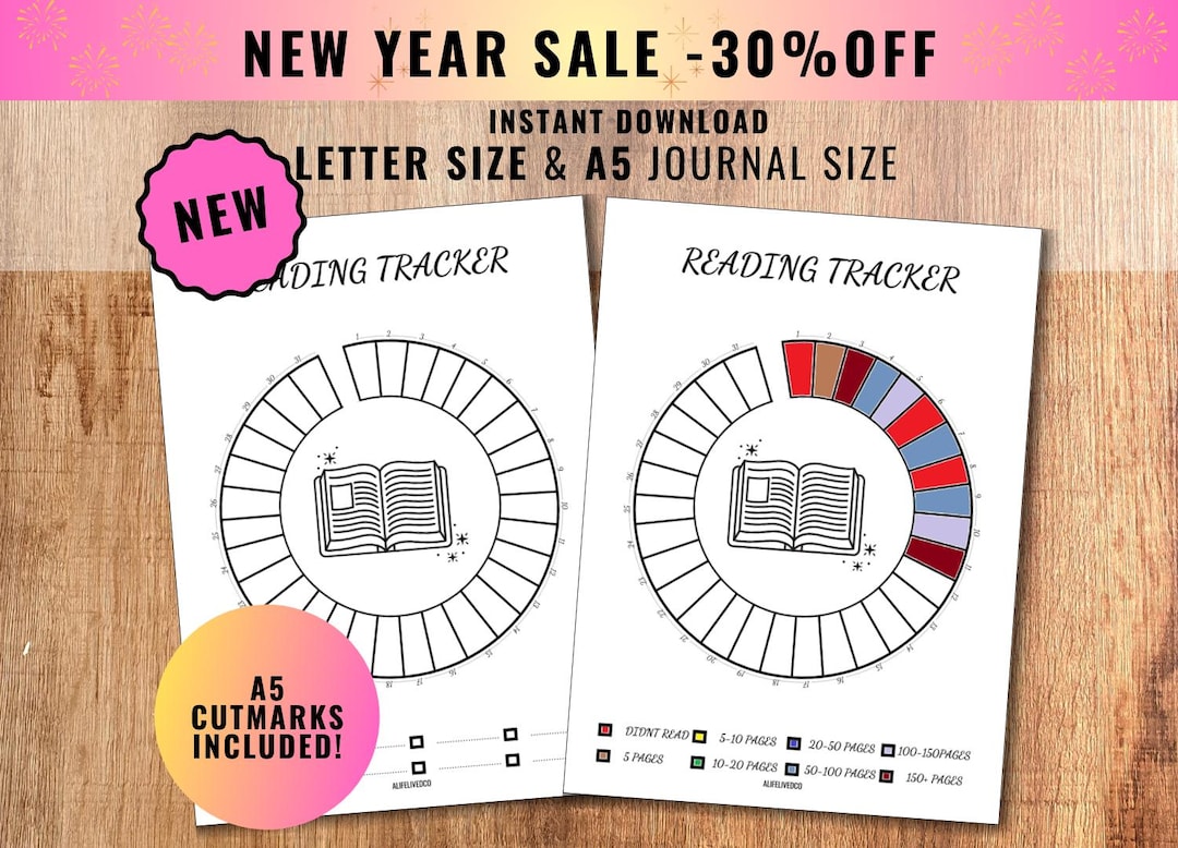 Reading Tracker - PRINTABLE Journal Page -daily Habit Tracker - Book ...