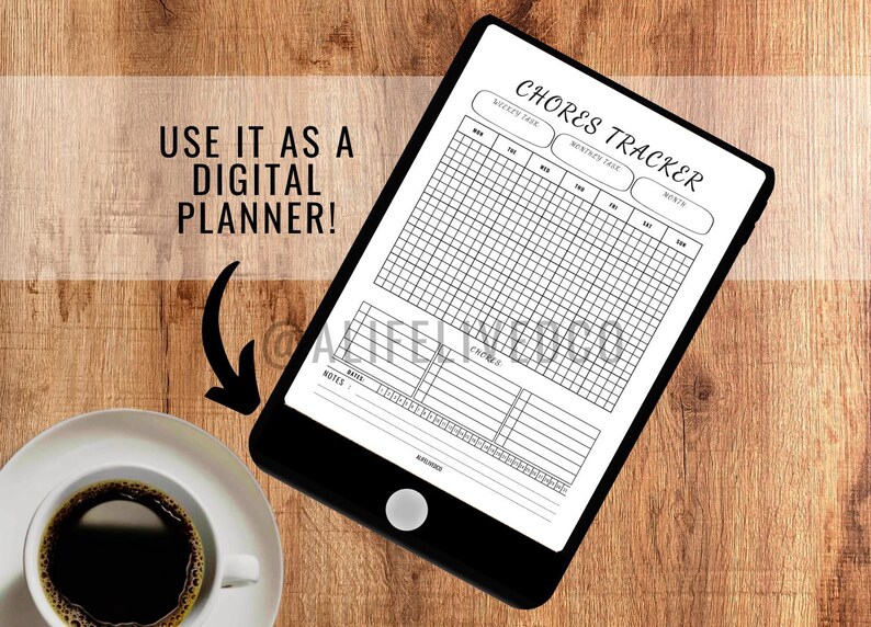 Cleaning Tracker - PRINTABLE Journal Page - Chores List - Cleaning to ...