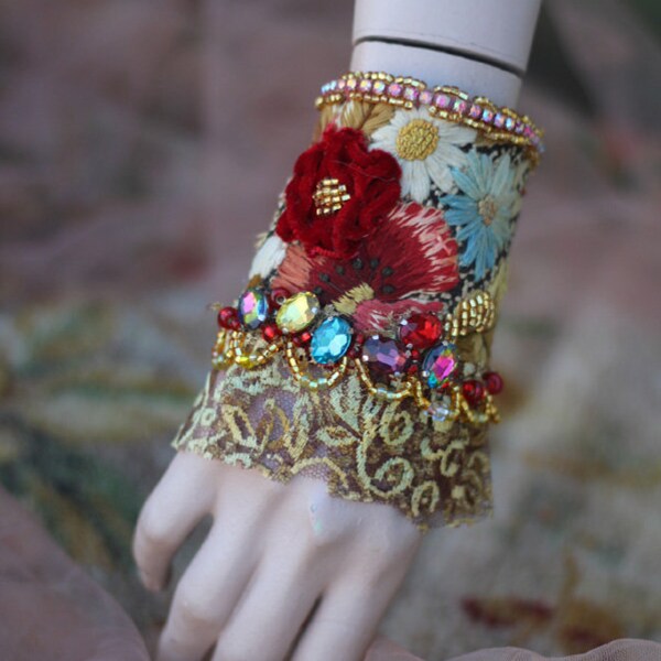 Textile Cuff - Etsy