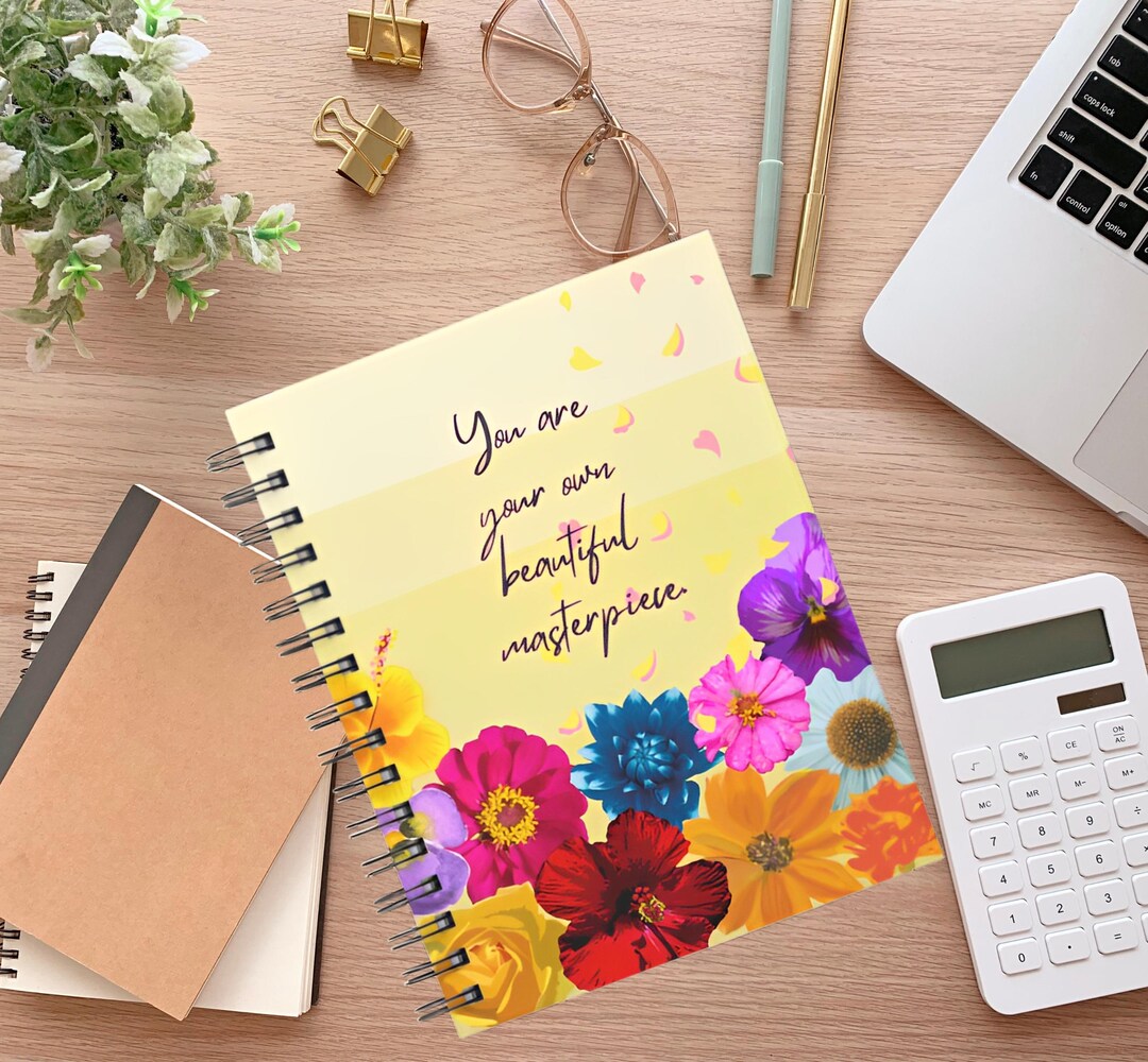 Digital Download Planner Cover - Self-love Journal Cover - Notebook ...