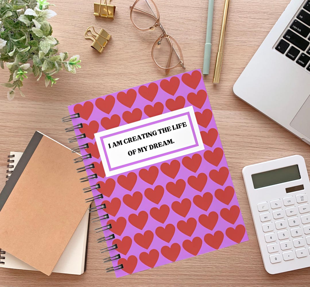 Digital Download Planner Cover - Self-love Journal Cover - Notebook ...