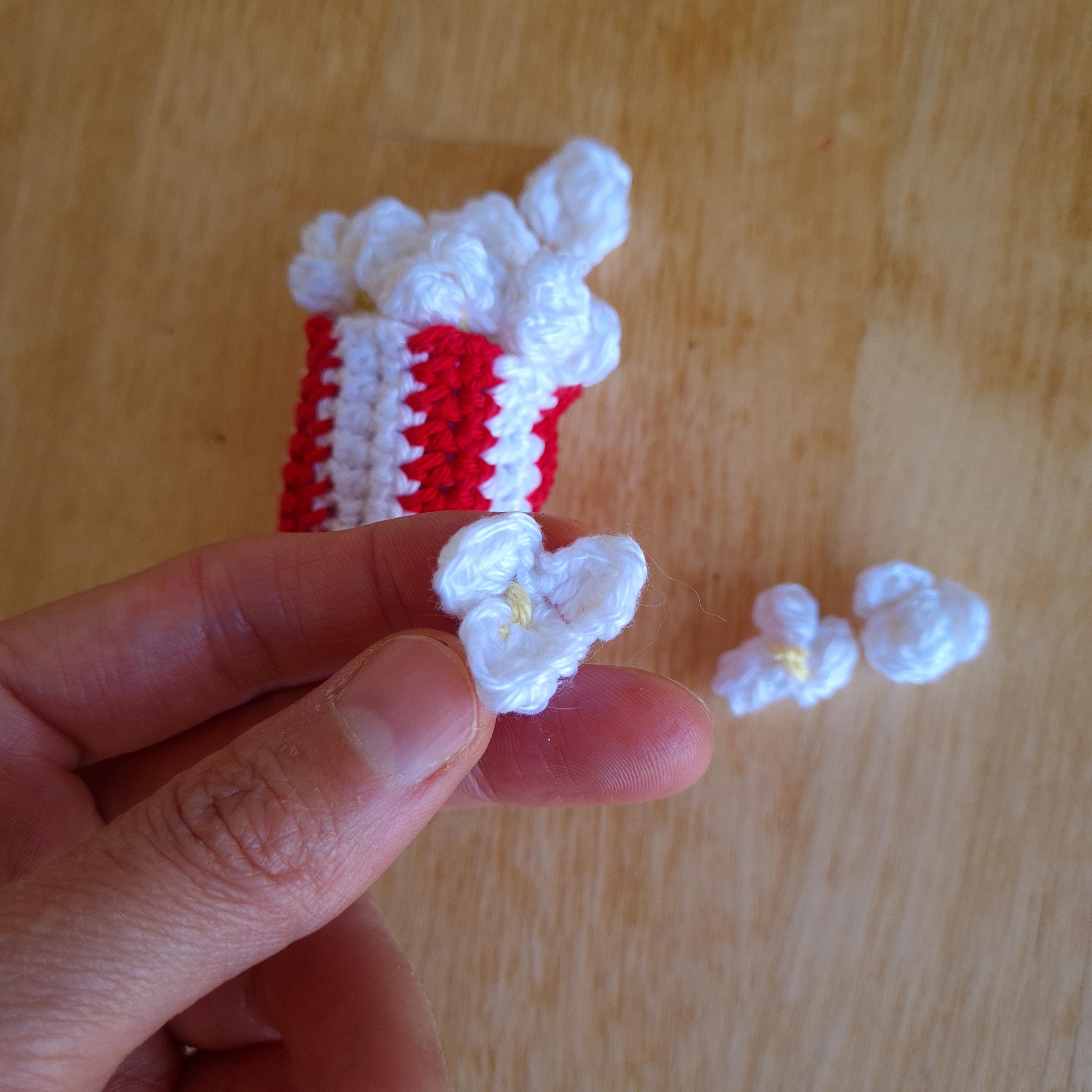 Crochet Popcorn Pattern, Amigurumi Popcorn Pattern, Easy Popcorn ...