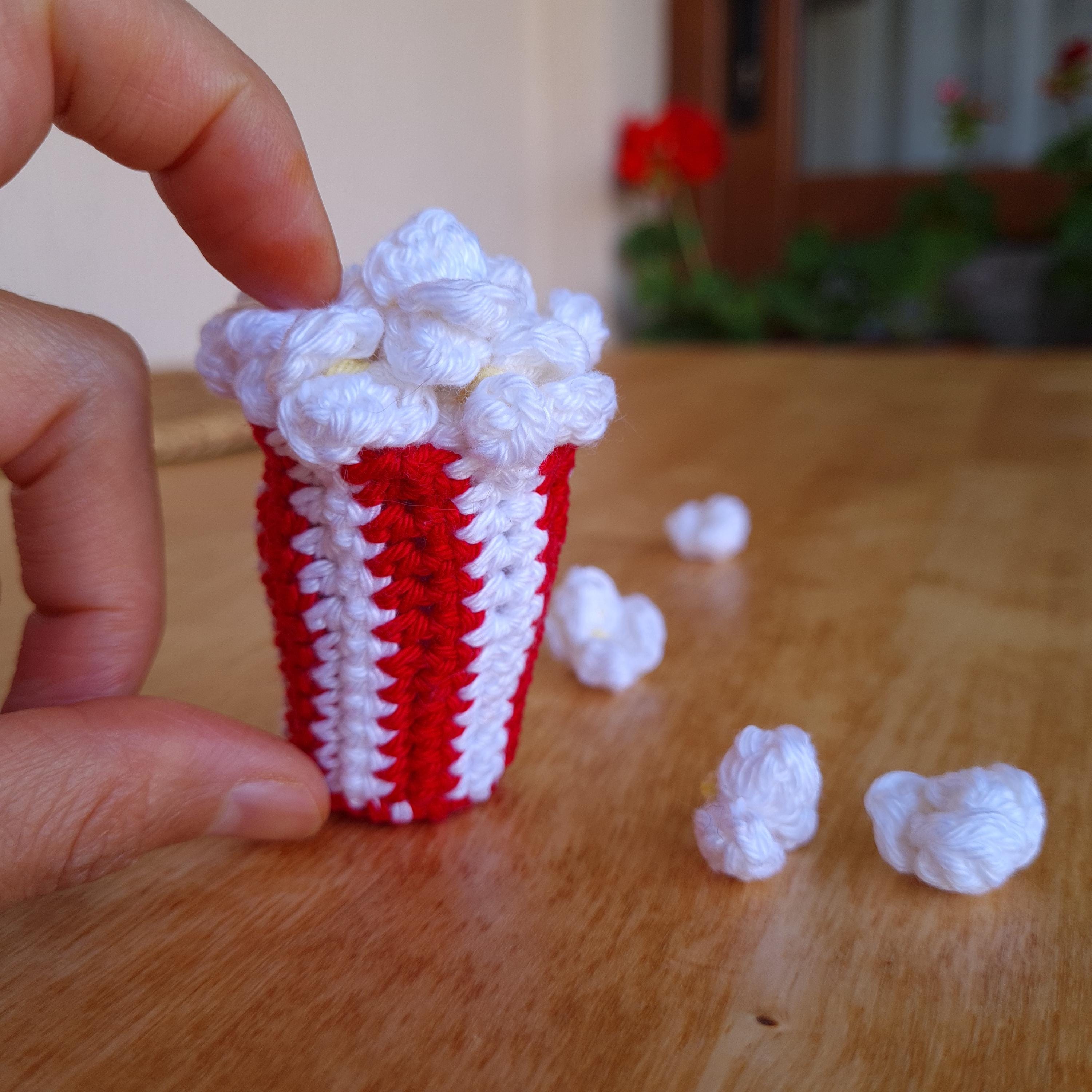 Crochet Popcorn Pattern, Amigurumi Popcorn Pattern, Easy Popcorn ...