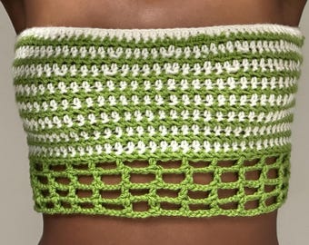 Crochet Mesh Tube Top - Etsy
