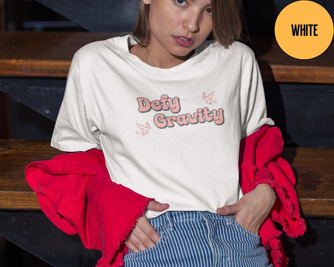 Defy Gravity T-shirt: Flying Monkeys Silhouette, Inspirational Tee - Etsy
