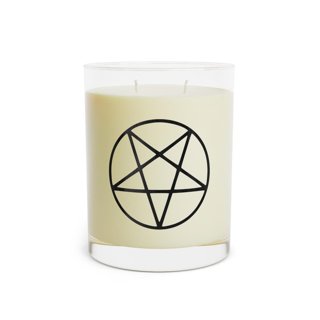 Scented Candle Satanic Sigil Protection Ritual, 11oz, Pact Work ...
