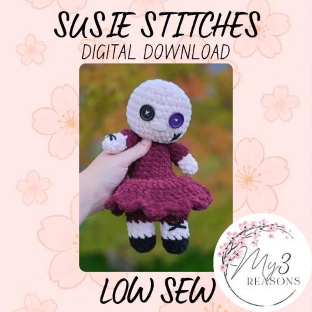 Susie Stitches - Bitty Boos Crochet Pattern – PDF Amigurumi Plushie ...