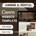 Canva Website Template, Airbnb Website, Website Designing, Airbnb ...