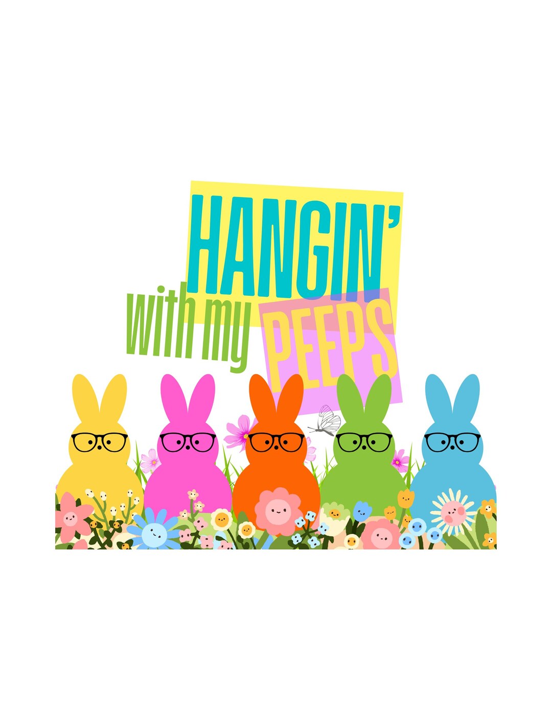 Hangin' With My Peeps PNG Download - Etsy