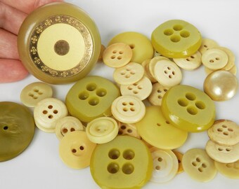 Mustard buttons | Etsy