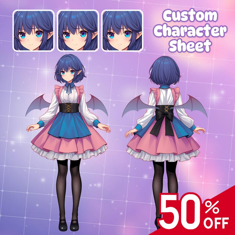 Reference Sheet, Character Reference Sheet, Vtuber Reference Sheet ...