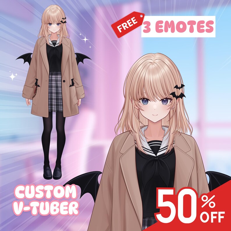 Vtuber Model, Custom Vtuber, Vtuber Avatar, Female Vtuber, Live2d Model ...