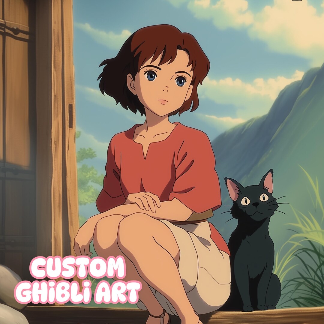 Studio Ghibli, Ghibli, Anime Portrait, Custom Ghibli-style Art, Ghibli ...
