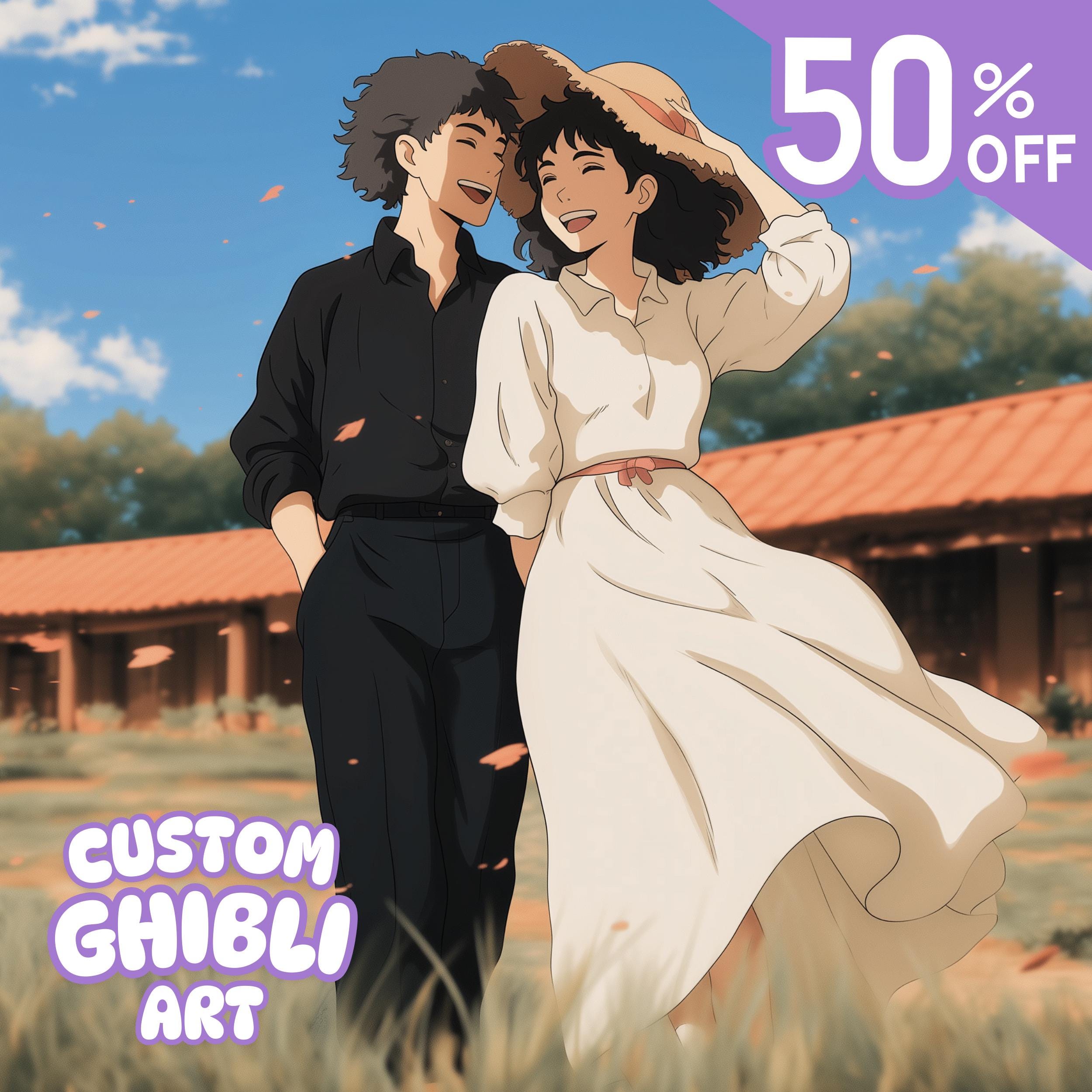 Studio Ghibli, Ghibli, Anime Portrait, Custom Ghibli-style Art, Ghibli ...