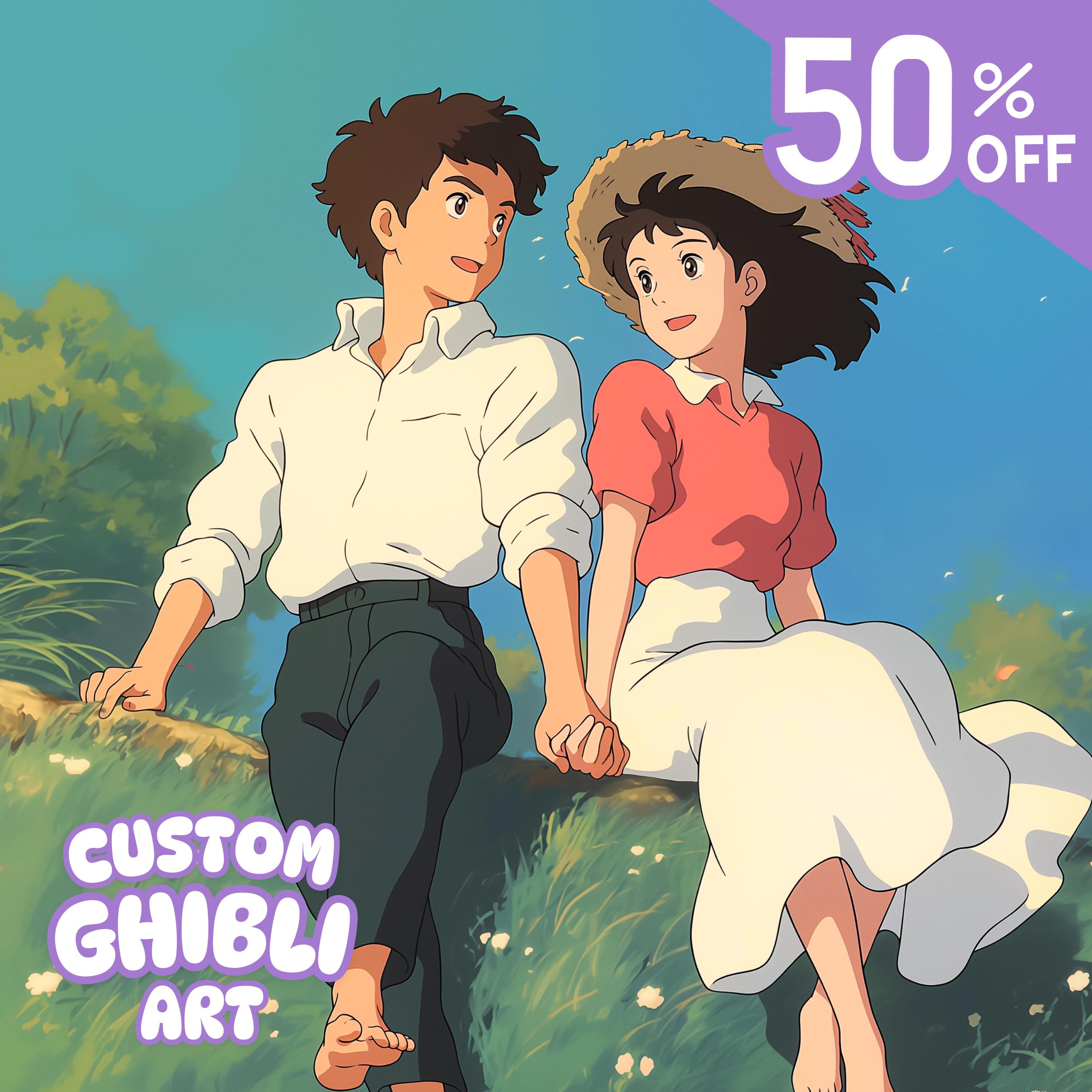 Studio Ghibli, Ghibli, Anime Portrait, Custom Ghibli-style Art, Ghibli ...