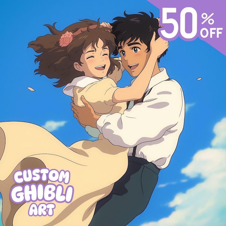 Studio Ghibli, Ghibli, Anime Portrait, Custom Ghibli-style Art, Ghibli ...