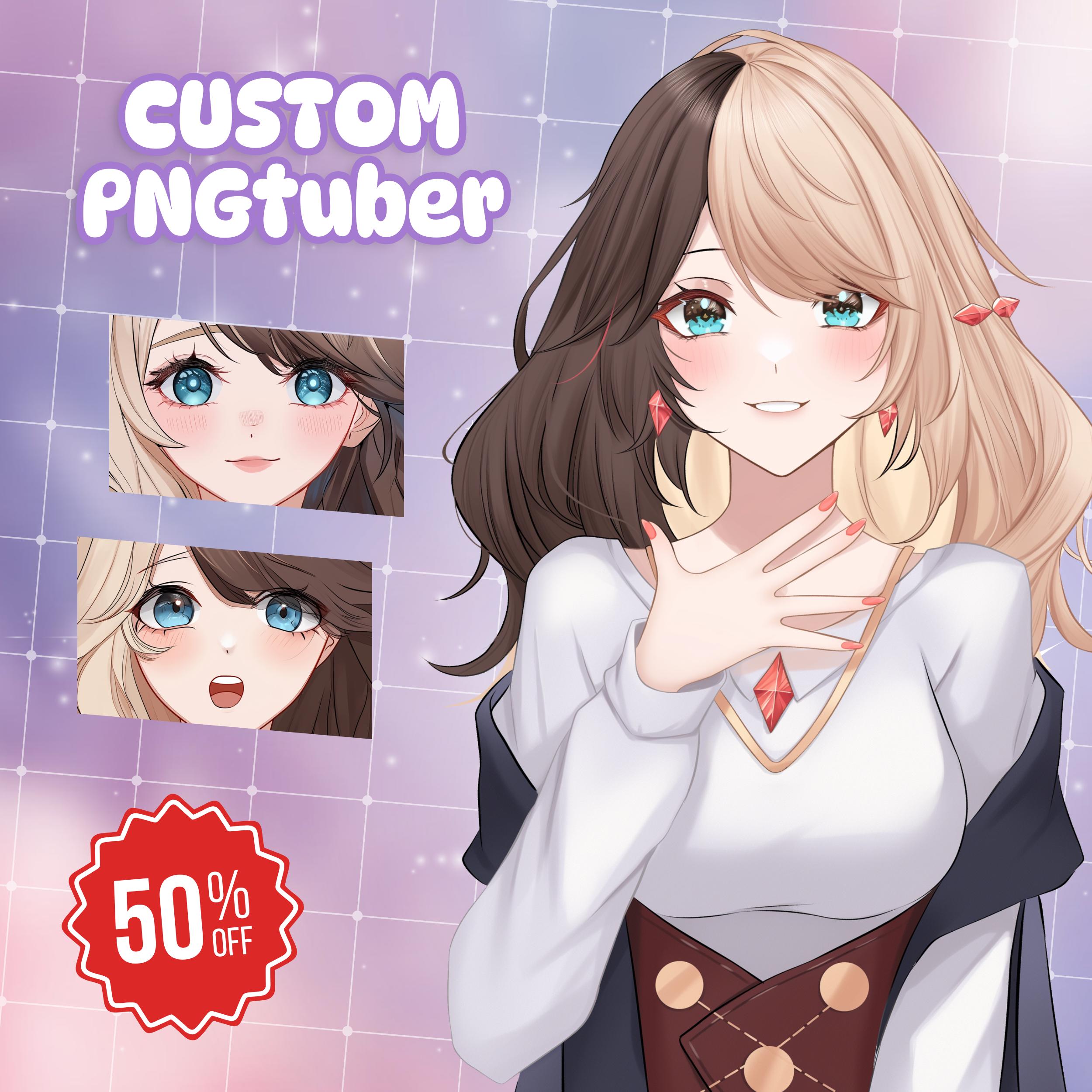 Custom Pngtuber, Pngtuber Design, Pngtuber Avatar, Png Tuber, Pngtuber ...