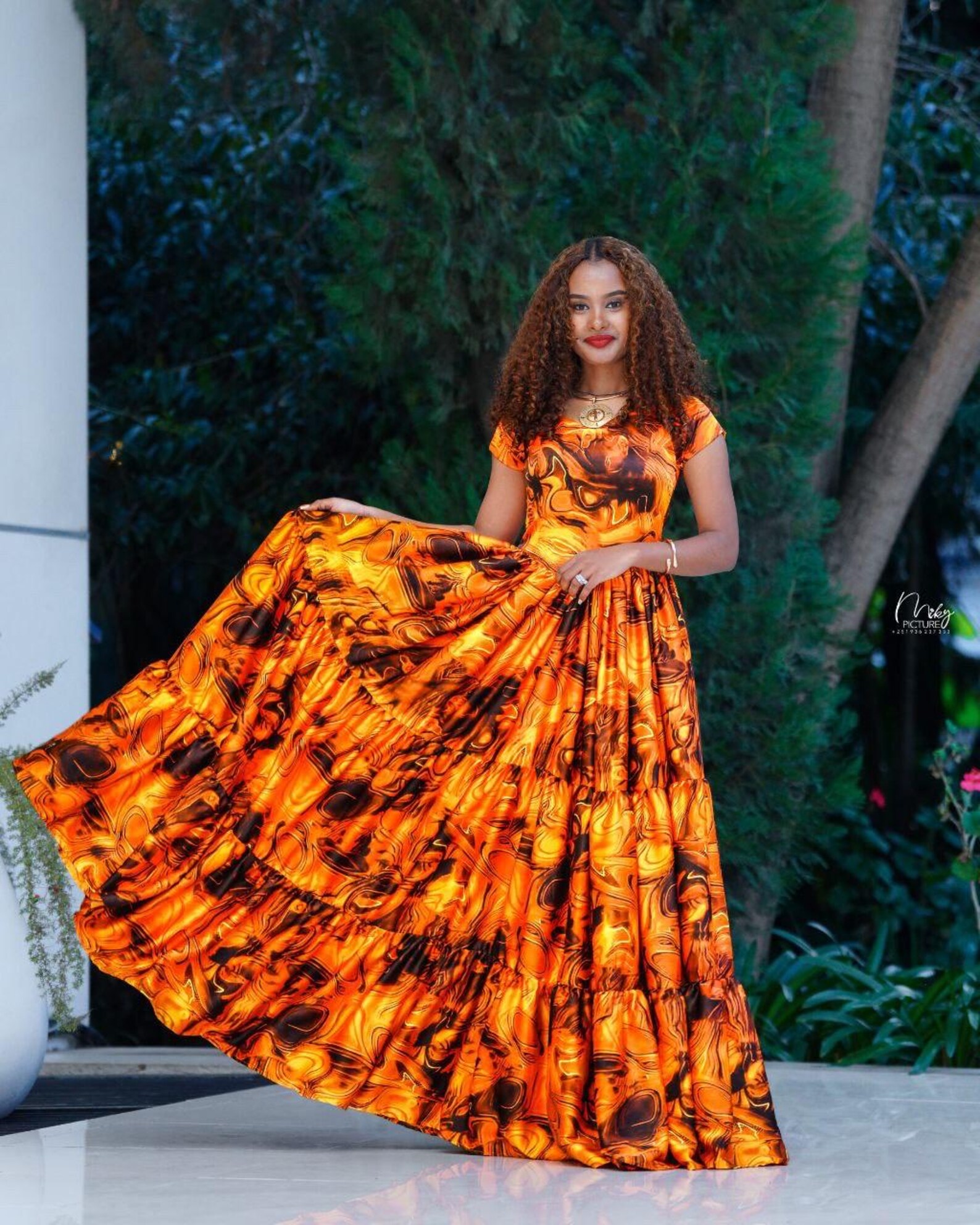 Ethiopian Chiffon Kemis – Handcrafted Flowing Dress | Minimalist ...
