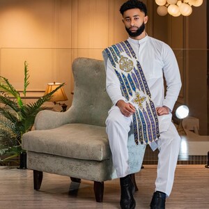 Handmade Ethiopian Kemis Dress & Men's Attire: Cultural Couple Set - Etsy