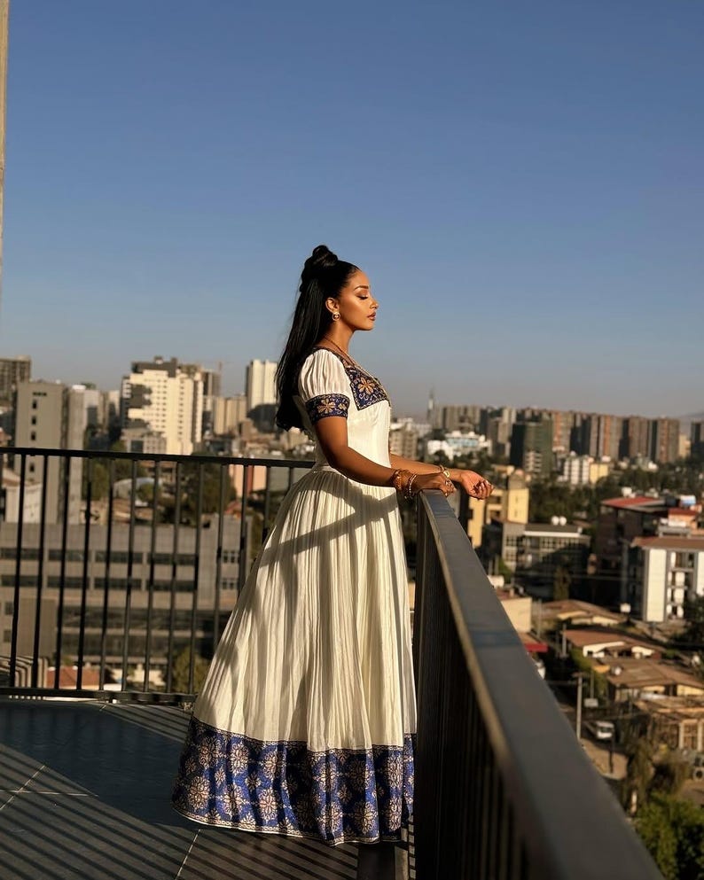 Ethiopian Traditional Dress | Handcrafted Habesha Kemis | Elegant ...