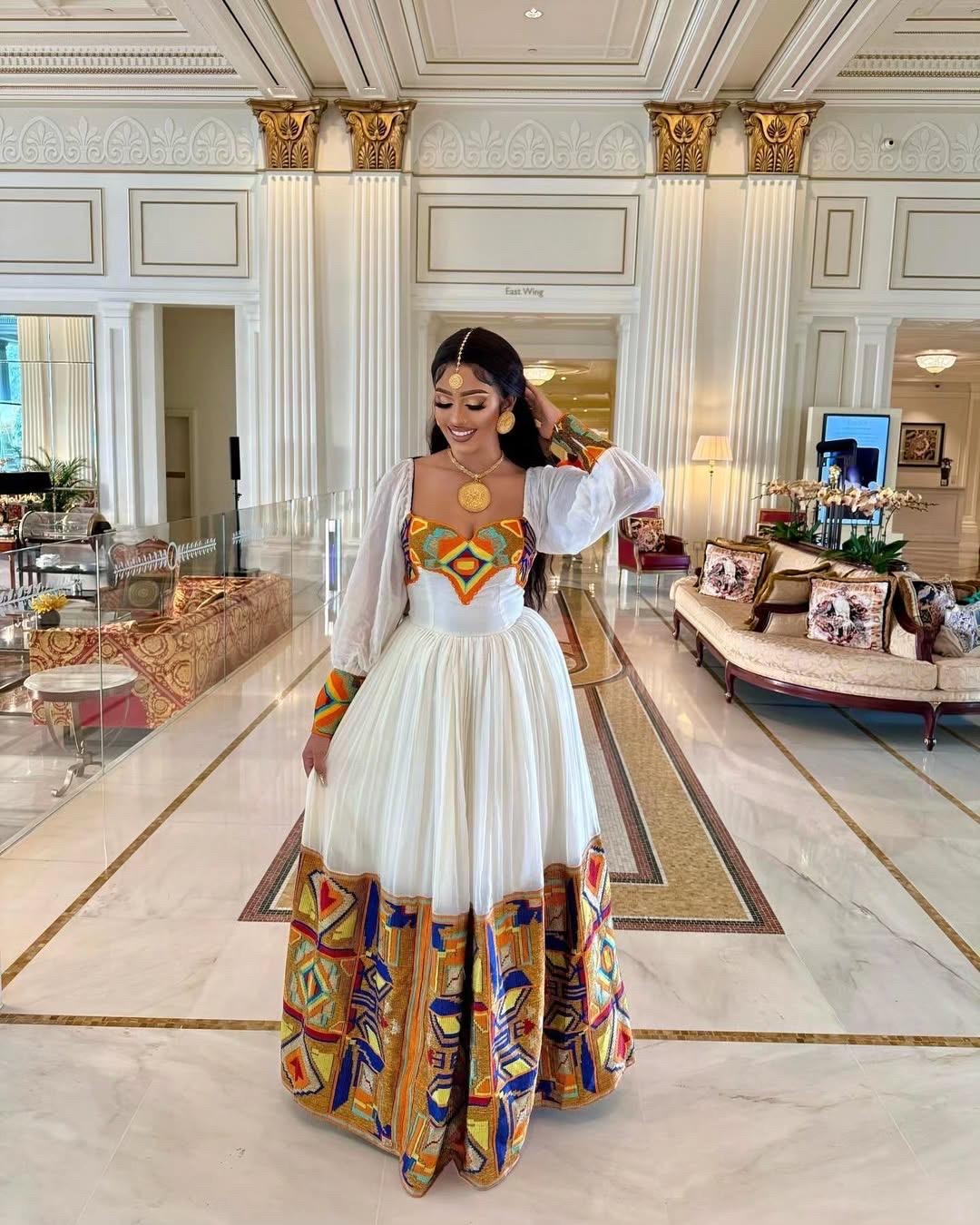 Handcrafted Habesha Kemis: Ethiopian Traditional Dress, Elegant ...