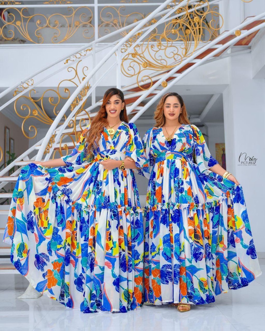 Ethiopian Chiffon Kemis – Handcrafted Flowing Dress | Minimalist ...